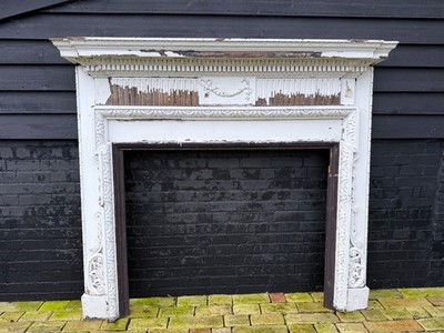 Reclaimed Antique Substantial Georgian Manor House Fireplace Surround ...