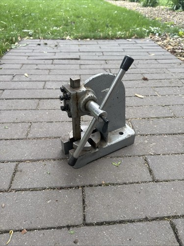 Arbor Press Manual Desktop Press Lever Mountable Bearings Cast Iron | eBay