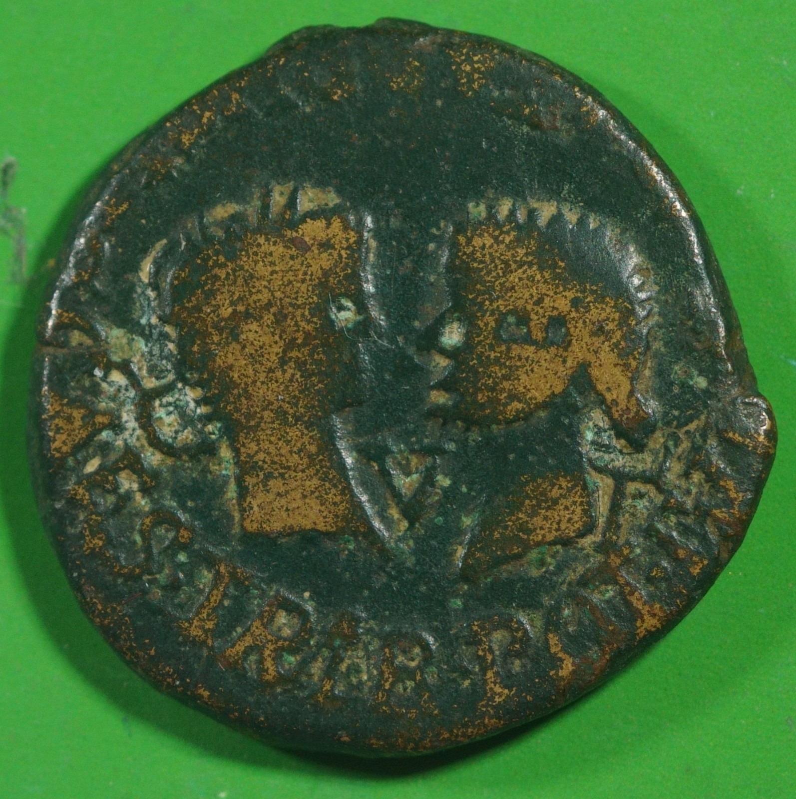 Roman Provincial ae24 Bronze Coin of Tiberius Carthago Nova NERO ...