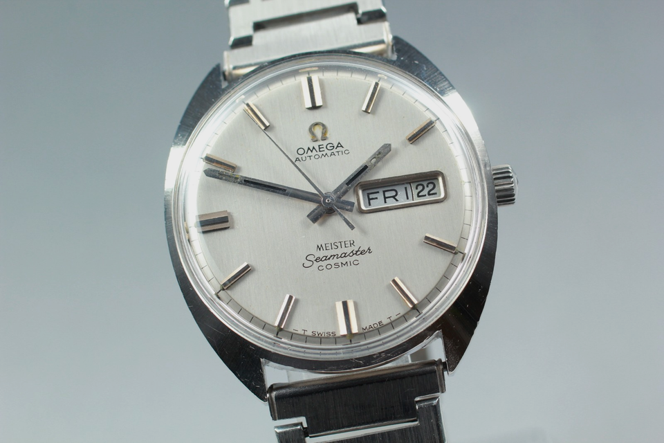 OH serviced [N MINT] Omega Seamaster Meister Double Name AT TOOL 107 ...
