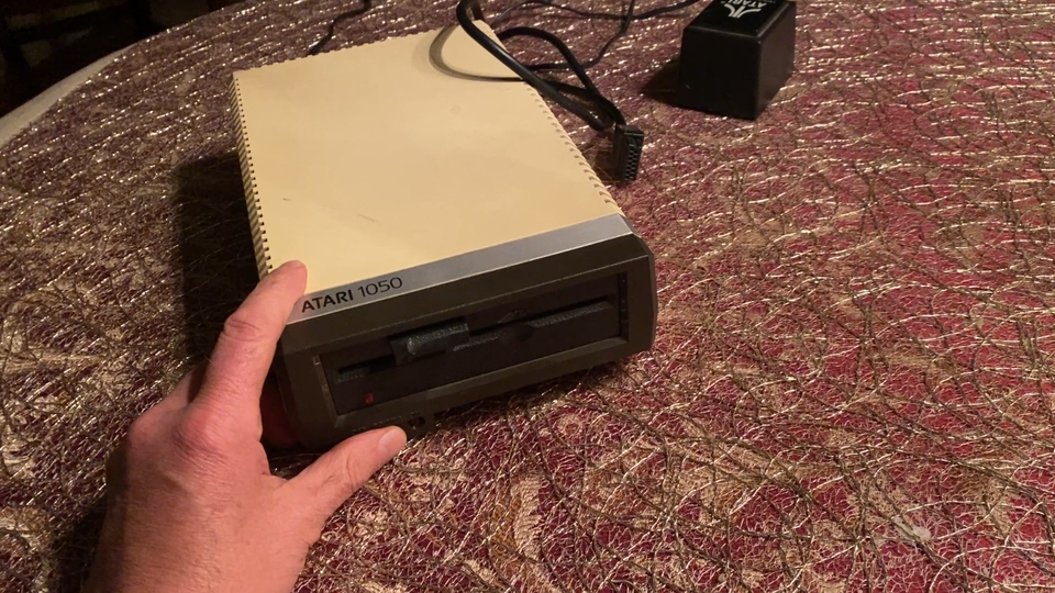 Vintage Atari 1050 Disk Drive Floppy Disk Drive W/Cables Untested ...