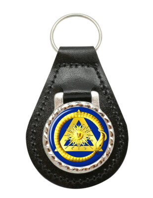 Masonic Serpent Leather Key Fob | eBay UK