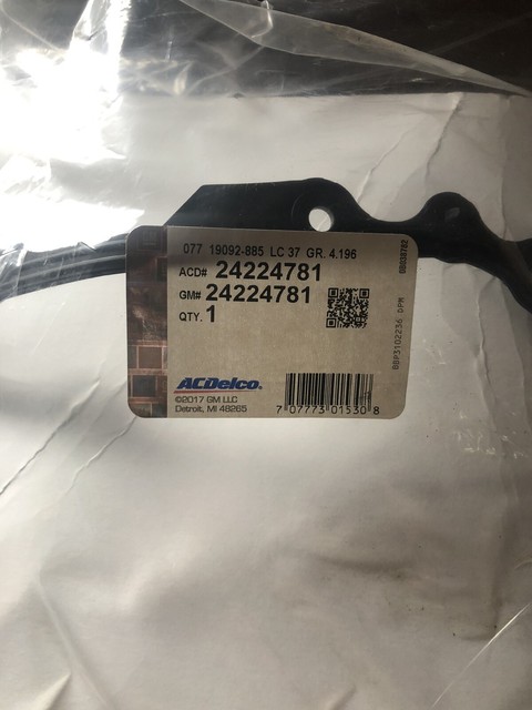 Transmission Oil Pan Gasket ACDelco GM Original Equipment 24224781 for ...