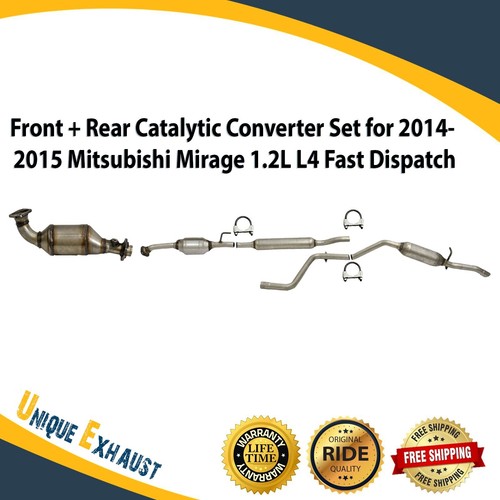 Complete Exhaust System for 2014-2015 Mitsubishi Mirage 1.2L L4 NEW | eBay