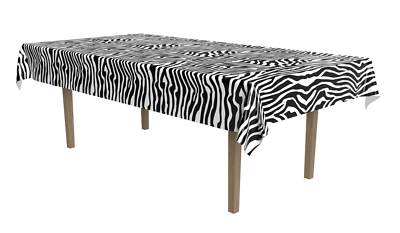 Zebra Print Party Table Ideas Animal Print Backyard Safari First