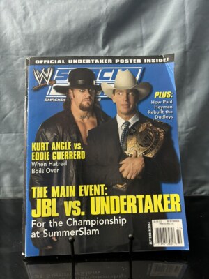 WWE WWF Smackdown Magazine JBL Vs Undertaker SEE DESCRIPTION | eBay