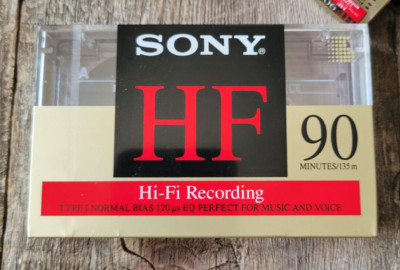 Sony HF 90 High Fidelity Type I - Normal Bias Cassette - 90 min - New ...