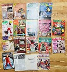 Lot of 18 Crochet-fantasy/old time/magic/Christmas/crafts Magazines ...