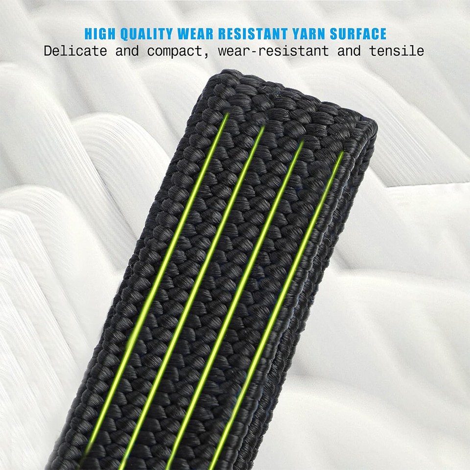 5 Pack Elastic Wide Bungee Cord with Hook Adjustable Luggage Strap ...