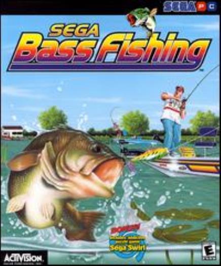Sega Bass Fishing PC CD bait lures fish tournament underwater lake ...