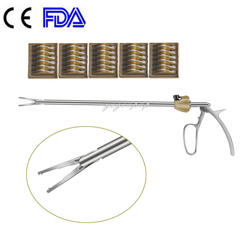 10 x 330 mm Clip Applier & 5 Packs Surgical Clips XL Size | eBay