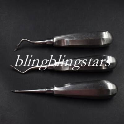 3 Pcs Dental Apical Apex Root Tip Elevator Extraction Surgical ...