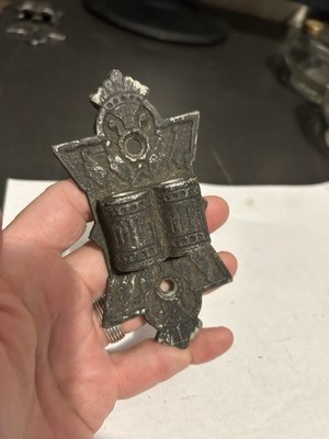 VINTAGE 5 1/8” DOUBLE CAST ALUMINUM BRACKET SWIVEL LAMP WALL MOUNT | eBay