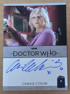 Doctor Who Series 1-4 Camille Coduri Bordered Autograph Archive Box ...
