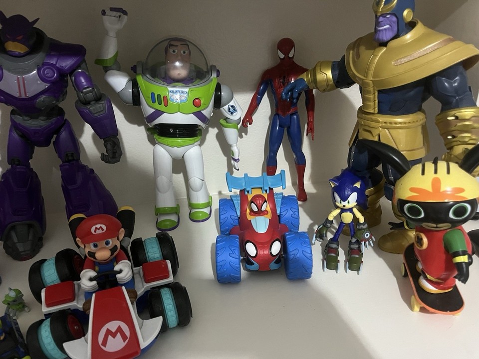Toys Bundle Job Lot Multiple Items marvel Toy Story and more mixed full ...