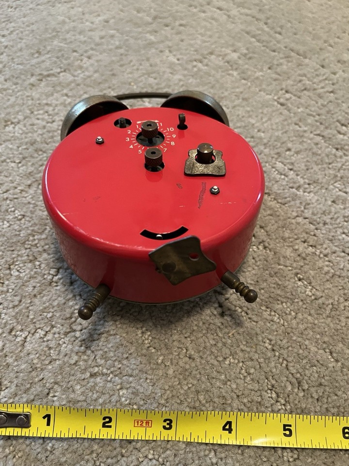 Vintage Mickey Mouse Wind Sup Alarm Clock | eBay