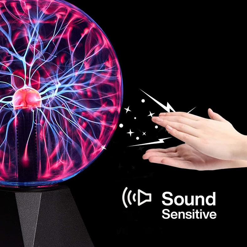 8 inch Extra Large Plasma Ball Purple Red Plasma Lamp Ball | eBay