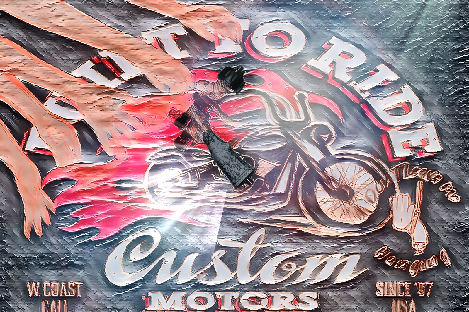 West Coast Chopper Spray Gun DESIGNED by Jeese James himself! Price is ...