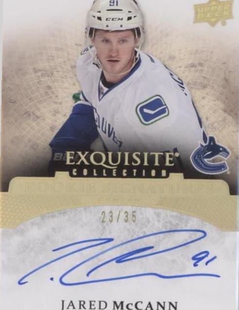 2015-16 Upper Deck Ice - Exquisite Rookie Signatures Jared McCann #ERS ...