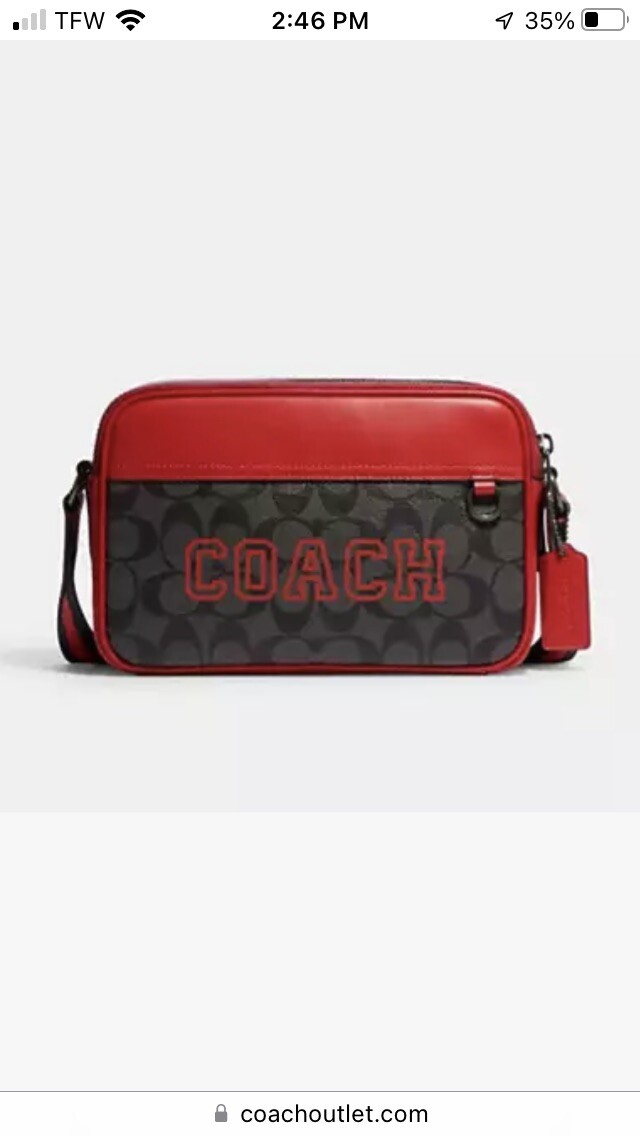 coach graham crossbody In Signature Canvas In Miami R… - Gem