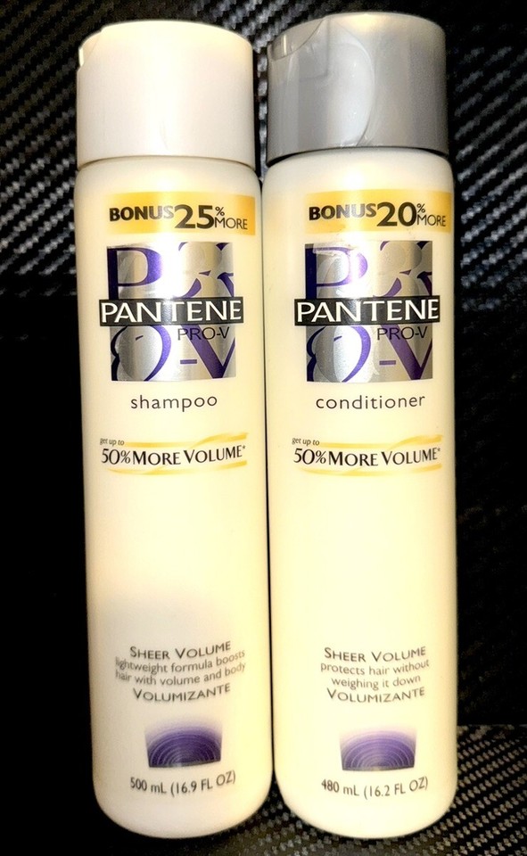 Rare Pantene PRO-V Sheer Volume Shampoos & Conditioners. 50% More ...