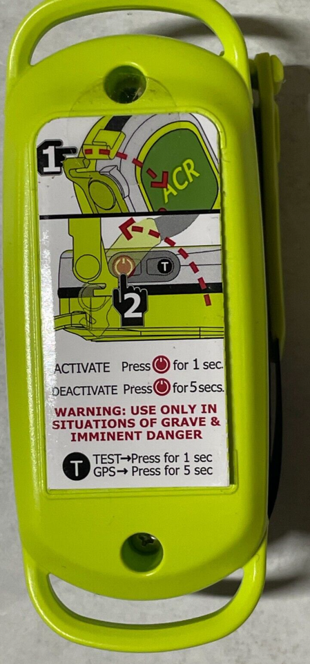ACR ResQLink+ PLB-375 Buoyant 406 MHZ GPS Personal Locator Beacon W ...