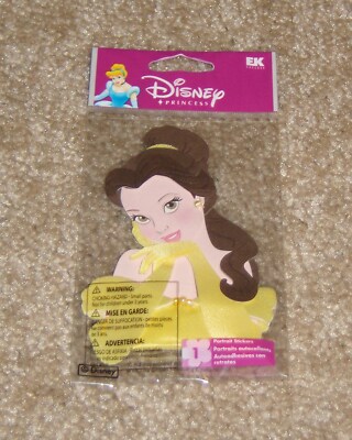 Disney EK Success Jolees Dimensional Sticker ~ Belle Portrait. | eBay