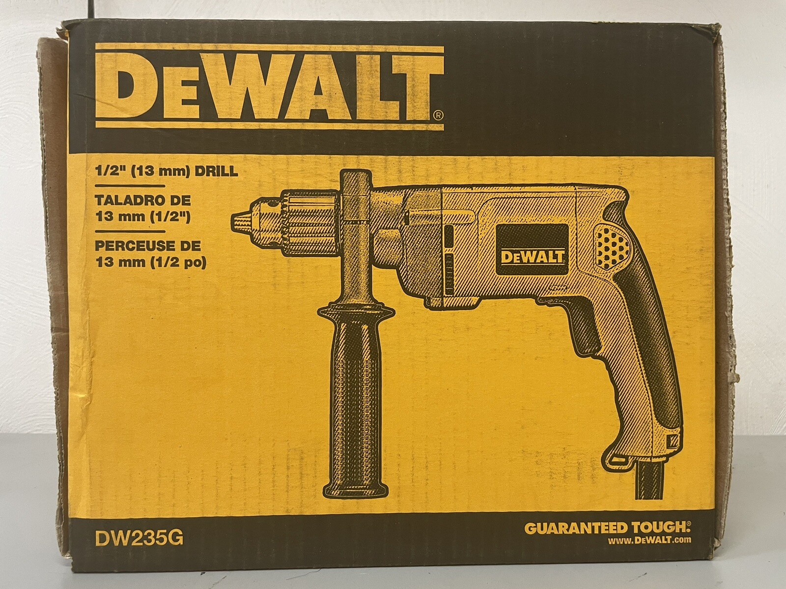 DeWalt 1/2" Variable Speed Corded Drill Model# DW235G BRAND NEW ...