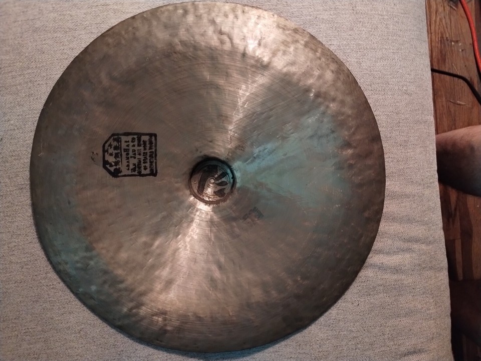 china cymbal 18 rare chance to own a piece of history. 100 year old ...