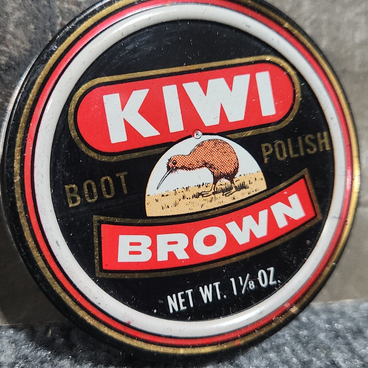 Vintage Kiwi Brown Polish Wax Shoe Polish Advertising… - Gem