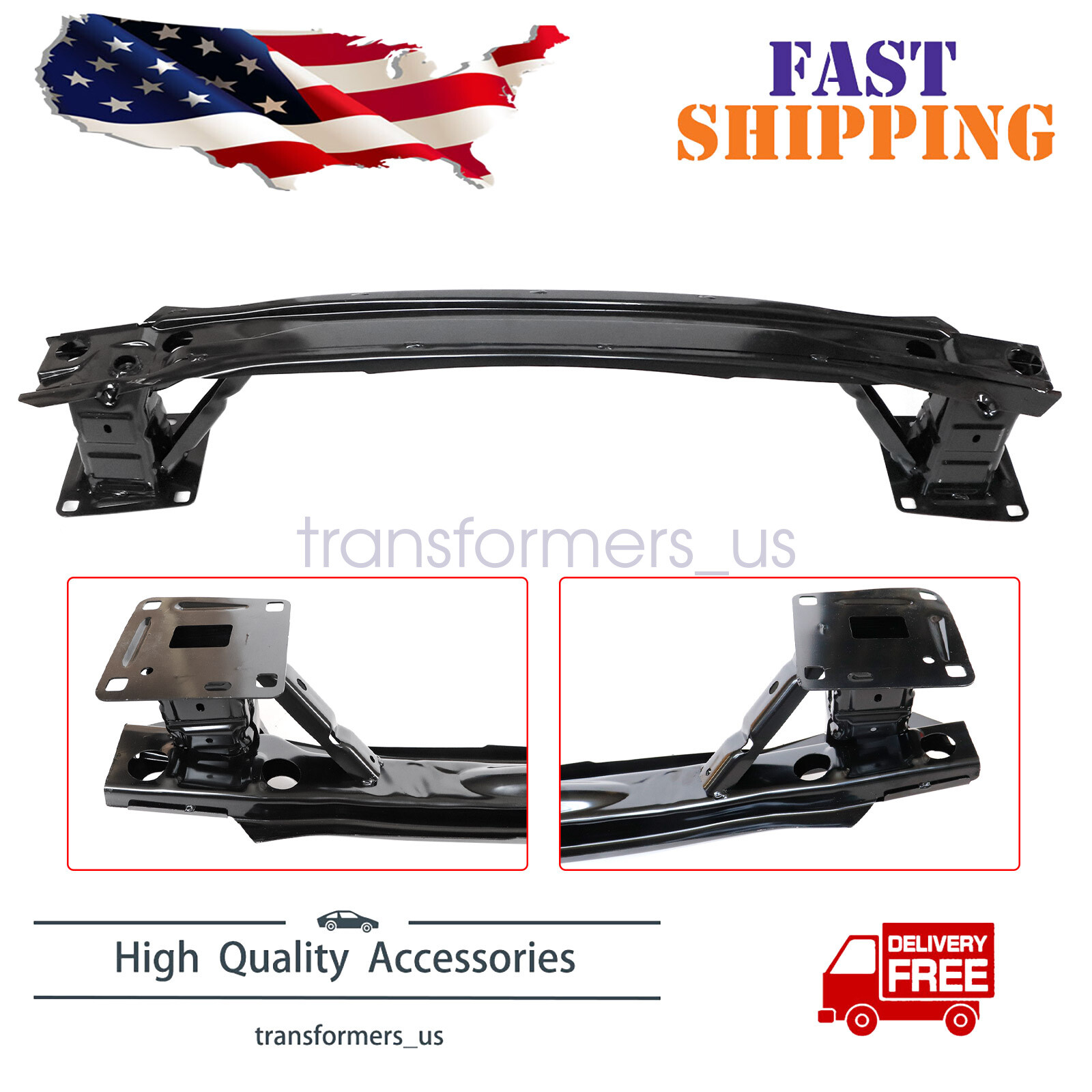For 2018-2023 Audi Q5 SQ5 Rear Bumper Face Bar Reinforcement 80A807309C ...