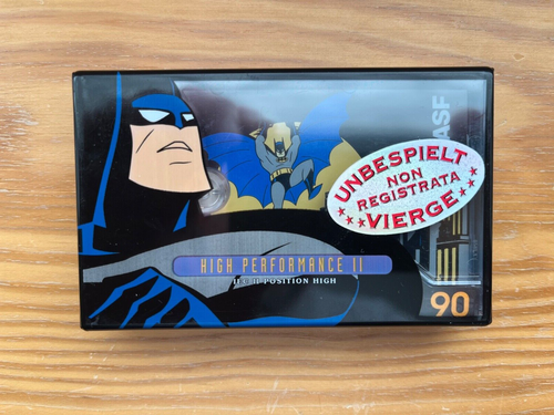 MC new BASF fantastiCollection BatMan high performance cassette tape ...