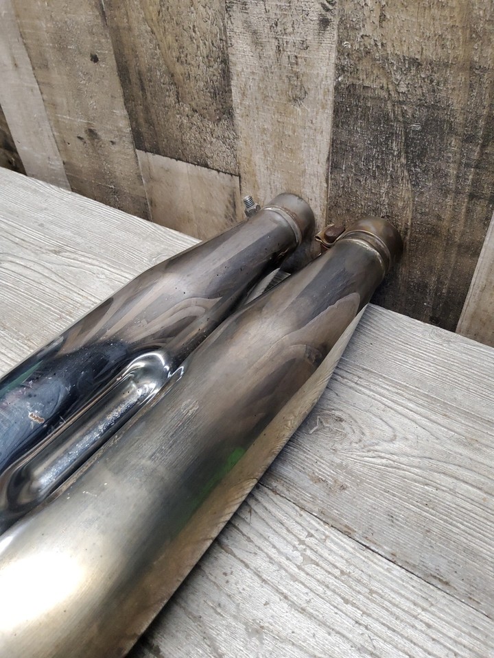 2007 07 07-11 Harley Davidson Street Glide FLHX Exhaust Python Mufflers ...