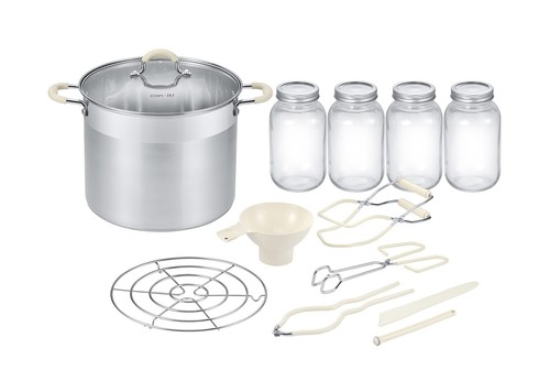 Can-IT by Stainless Steel Canning Pot Set. Includes Canning Rack, Mason ...