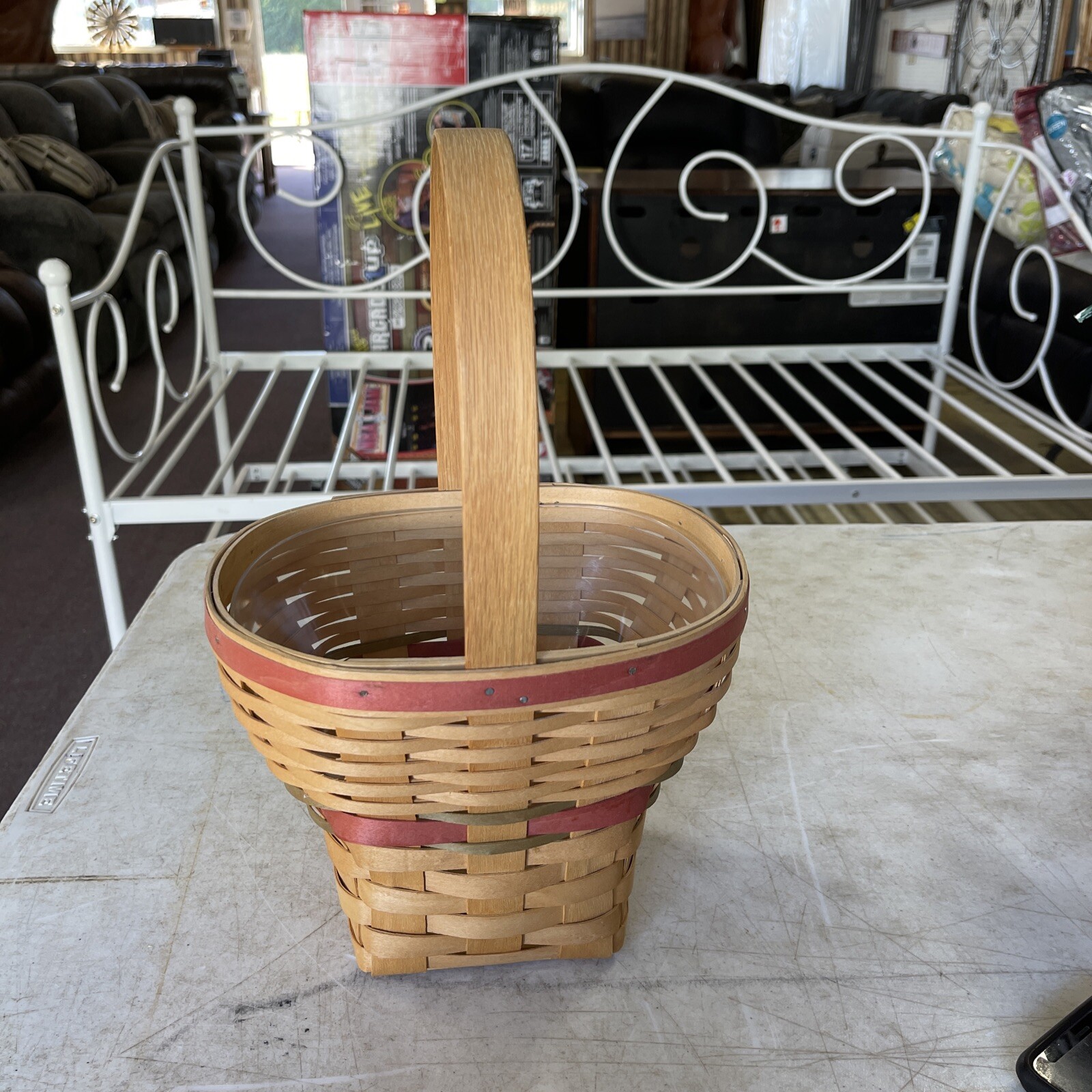 ROYCE CRAFT BASKET Medbery Easter Basket fixed handle 1999 Ohio W ...