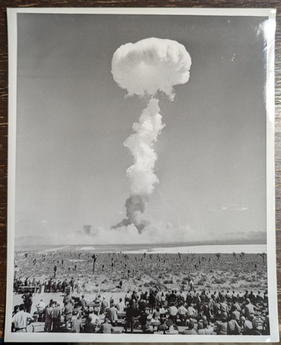 Vintage 8x10 PHOTO AEC ATOMIC Test Shot "CHARLIE" Operation TUMBLER ...