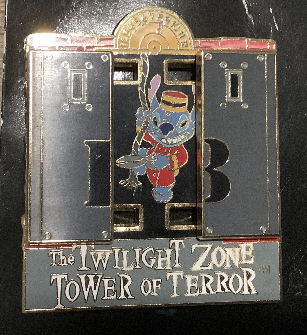 DISNEY TRADING PINS-THE TWILIGHT ZONE TOWER OF TERROR STITCH BELL ...