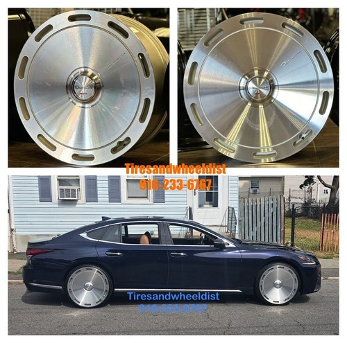 22'' Giovanna Amur Silver Machine Wheels S580 Jaguar XE XF XJ X Type ...