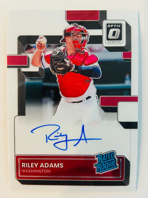 2022 Donruss Optic RILEY ADAMS Rated Rookie Autograph RC Auto | eBay