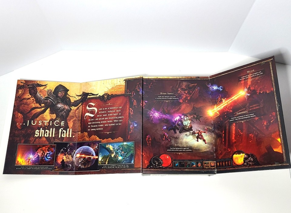 Diablo III PC/CDRom Complete Set Windows/Mac Big Box Set W/inserts VG ...