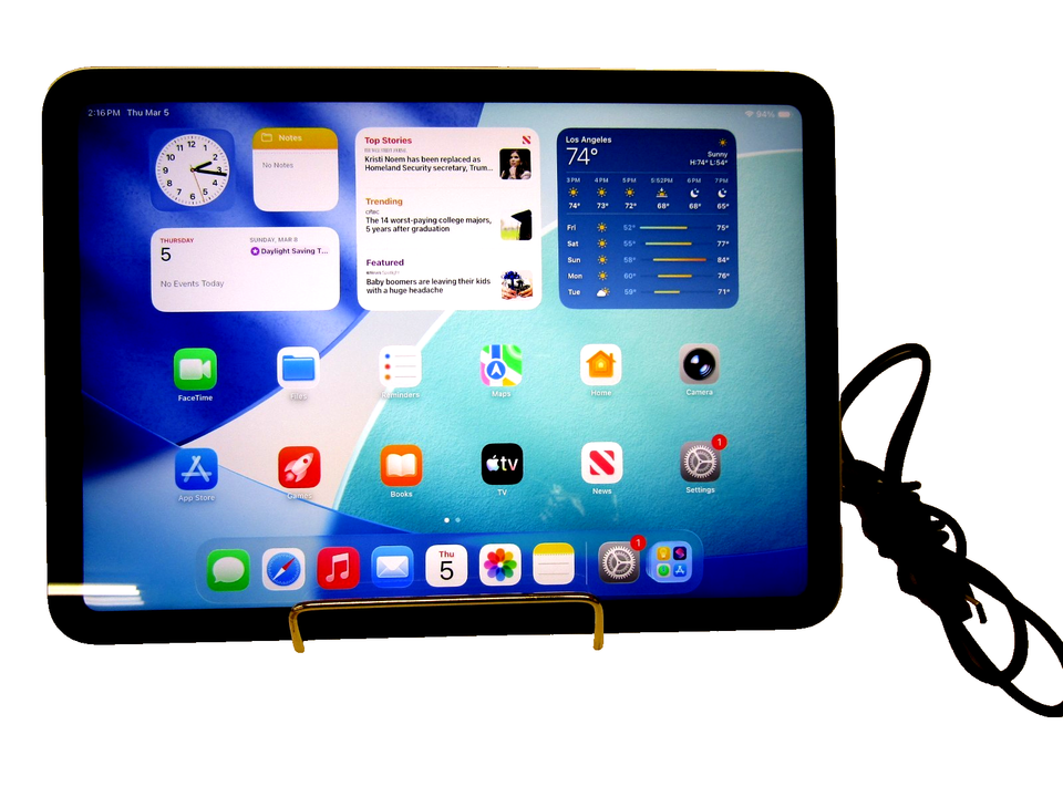 Apple iPad 11th Gen A16 Chip 11" Wi-Fi Tablet 128GB Silver MD3Y4LL/A ...