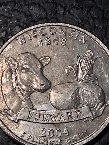 2004 D Wisconsin State Quarter, Error High Leaf On The Ear Of Corn | eBay