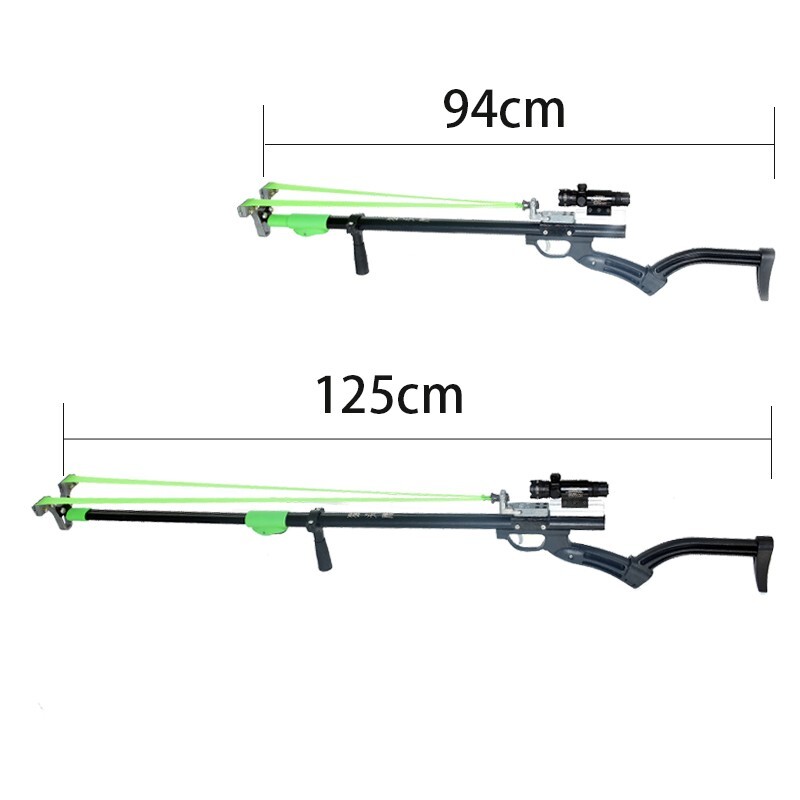 Slingshot Rifle With Laser Aiming Portable Catapult Outdoor Hunting For ...