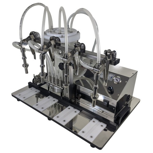 Enolmaster Liquid Filling Machine Counter Top Multi Head Vacuum Bottle ...