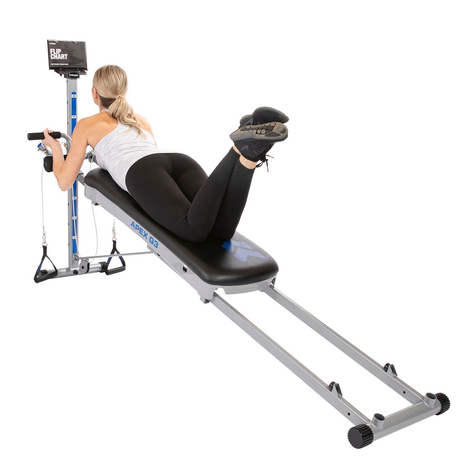 Total Gym APEX G3 Home Fitness Incline Weight Trainer with 8 Resistance ...