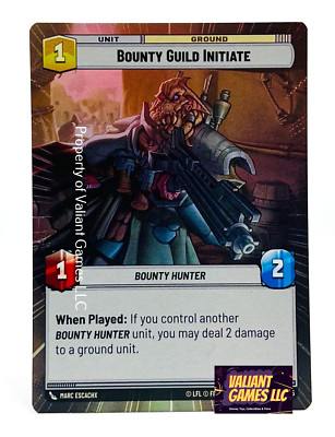 Star Wars Unlimited Bounty Guild Initiate #515 Hyperspace Foil SHD | eBay