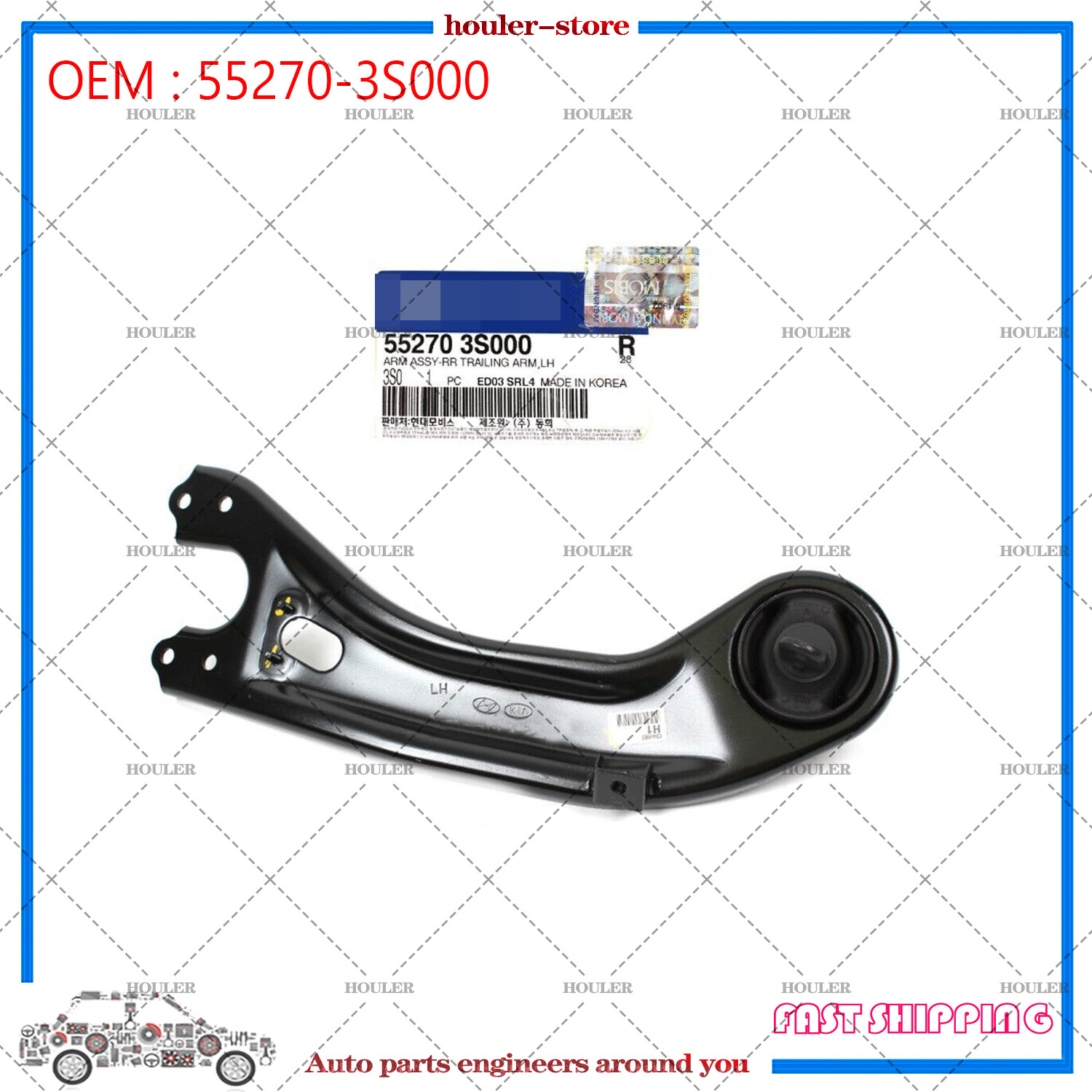 Gen-uine 55270-3S000 Trailing Arm REAR LEFT LH For Hyundai Azera Sonata ...