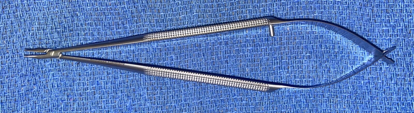 BVI Beaver Visitec Micropoint Needle Holder Curved Jaws 120mm-4241 | eBay