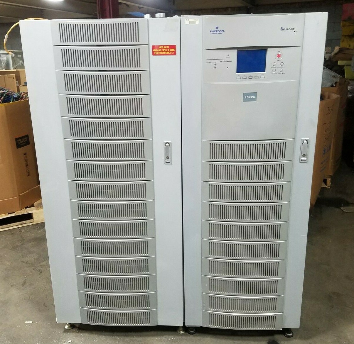 Liebert Emerson NXb 15 Uninterruptible Power Supply UPS System 208/120V ...