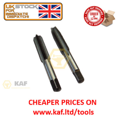 BSP TAP SET OF - 1/8 1/4 3/8 1/2 5/8 3/4 7/8 1 Inch British Standard ...